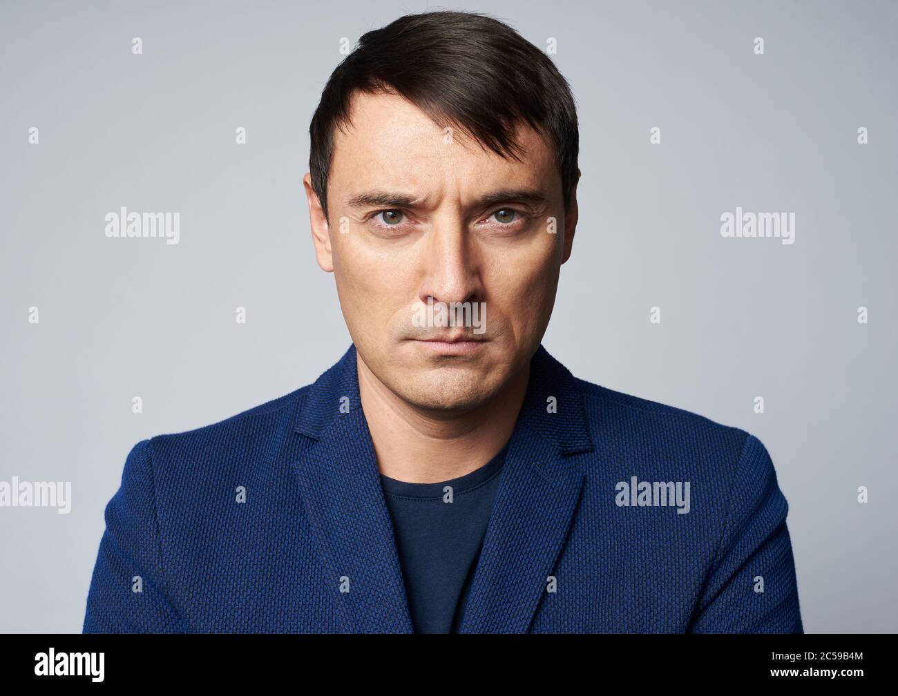 Serious expression on her face hi-res stock photography and images - Alamy