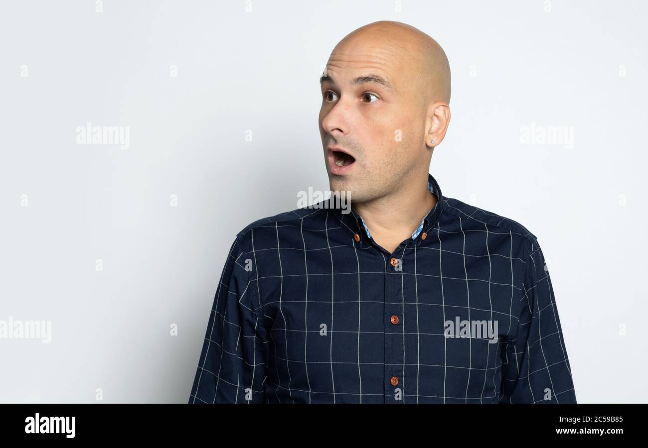 Middle aged bald man hi-res stock photography and images - Alamy