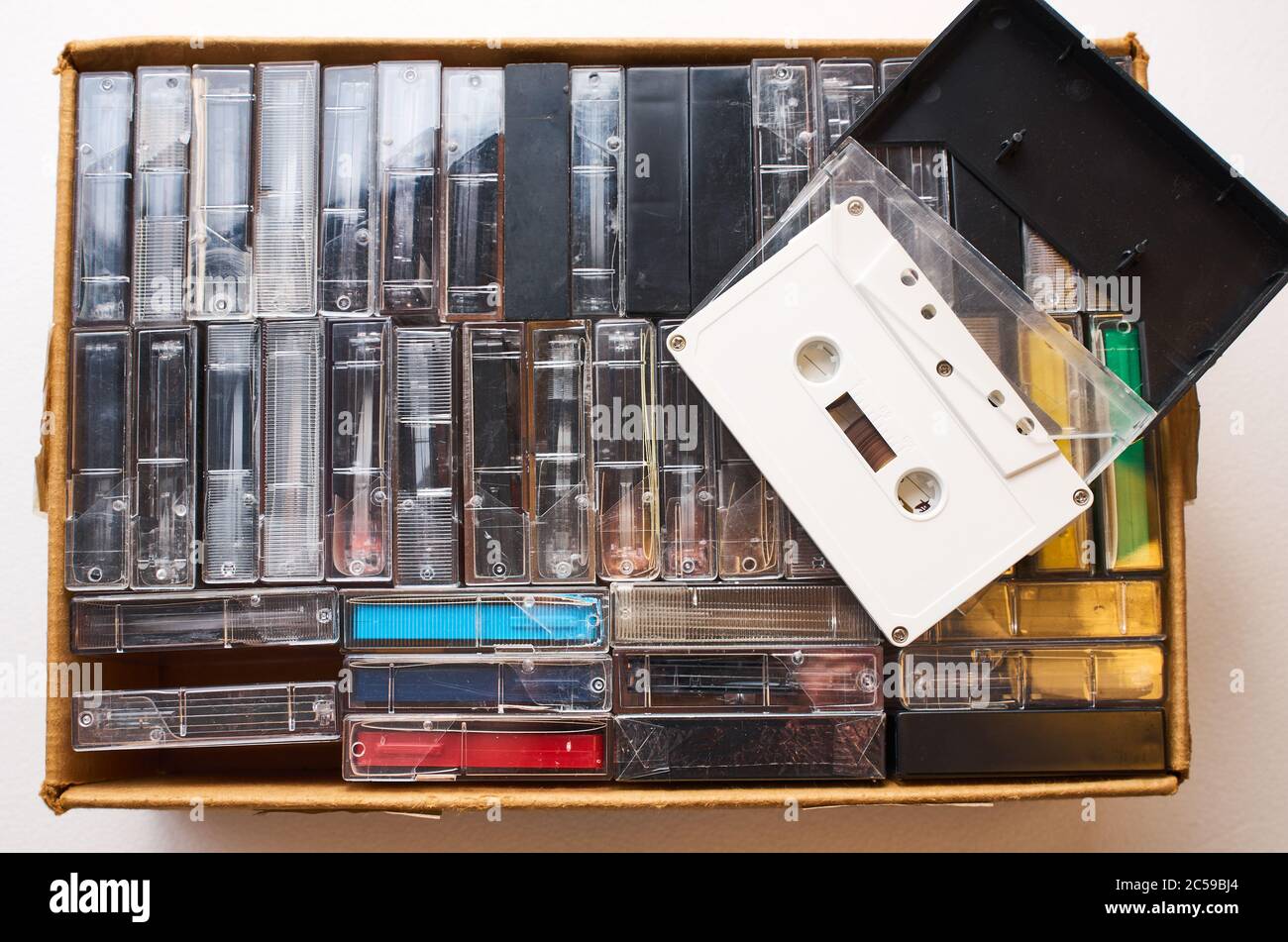 Clear tape cassette box hi-res stock photography and images - Alamy