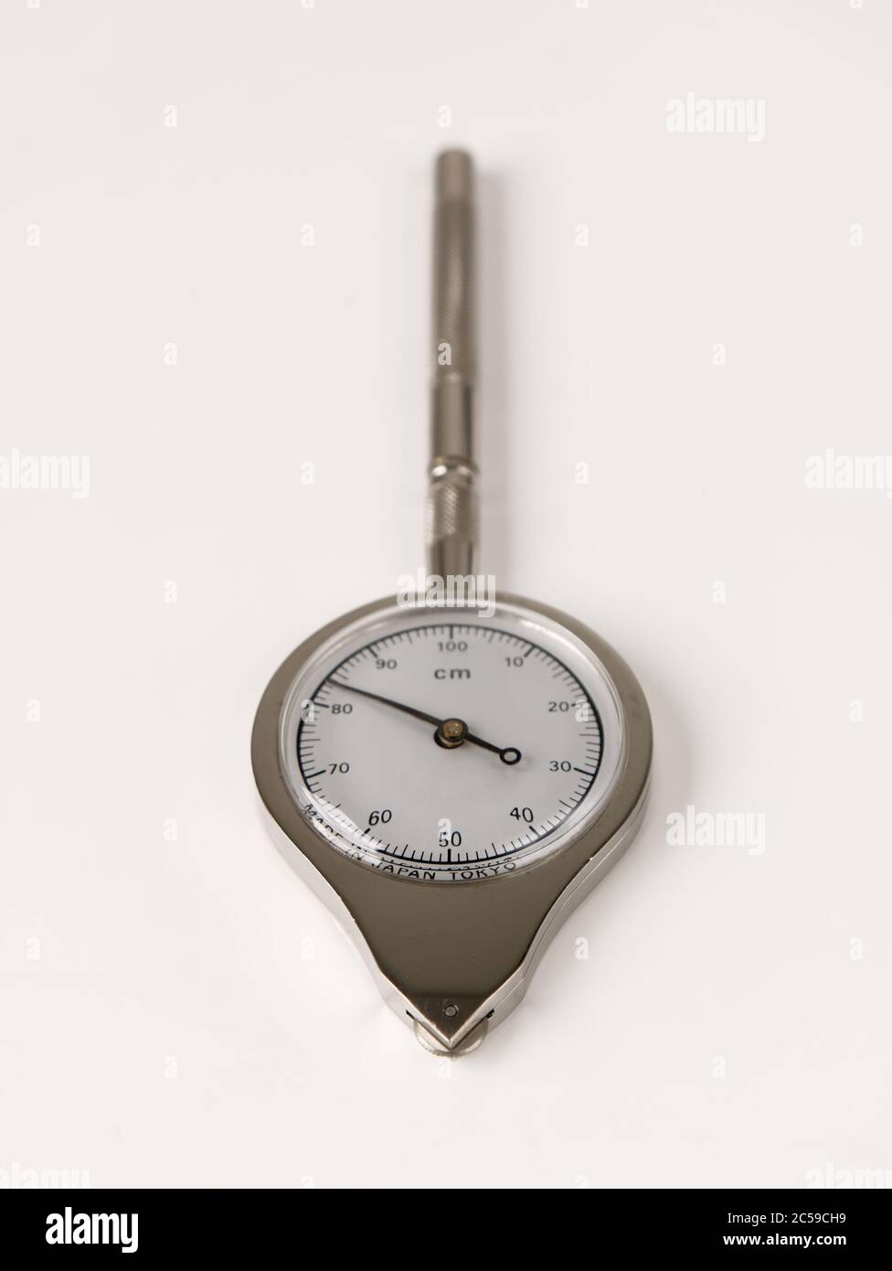 An opisometer, also called a curvimeter, meilograph, or map measurer ...