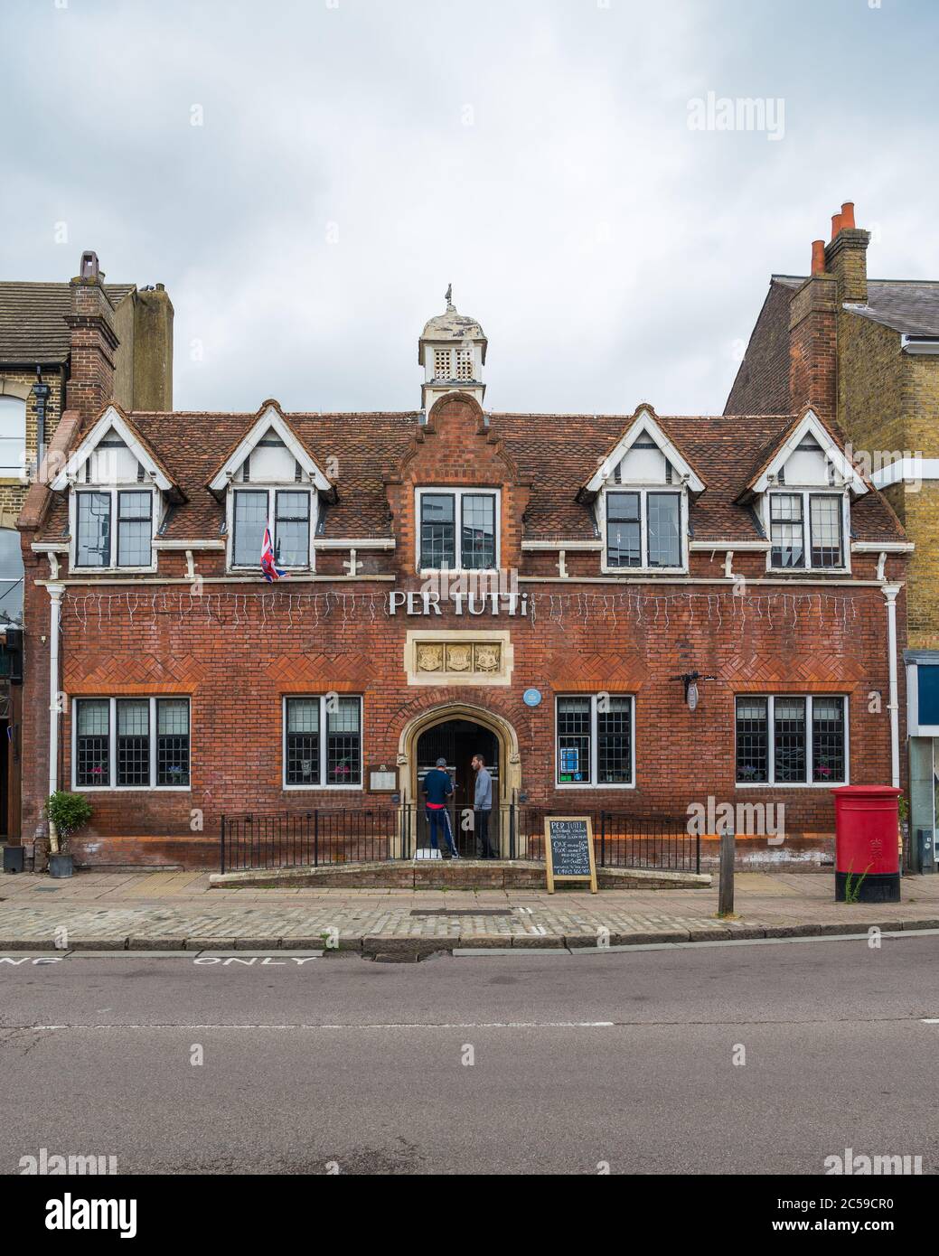 The Per Tutti Italian restaurant in the former Bourne School building ...