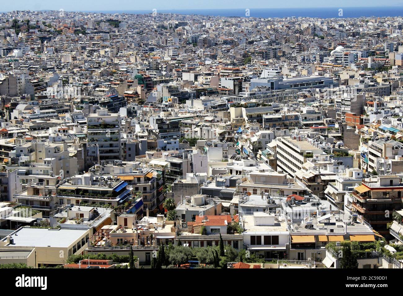 Athens city view hi-res stock photography and images - Alamy