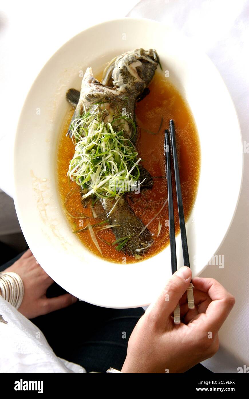 Hong Kong, jumbo fish restaurant Chinese cuisine Stock Photo - Alamy