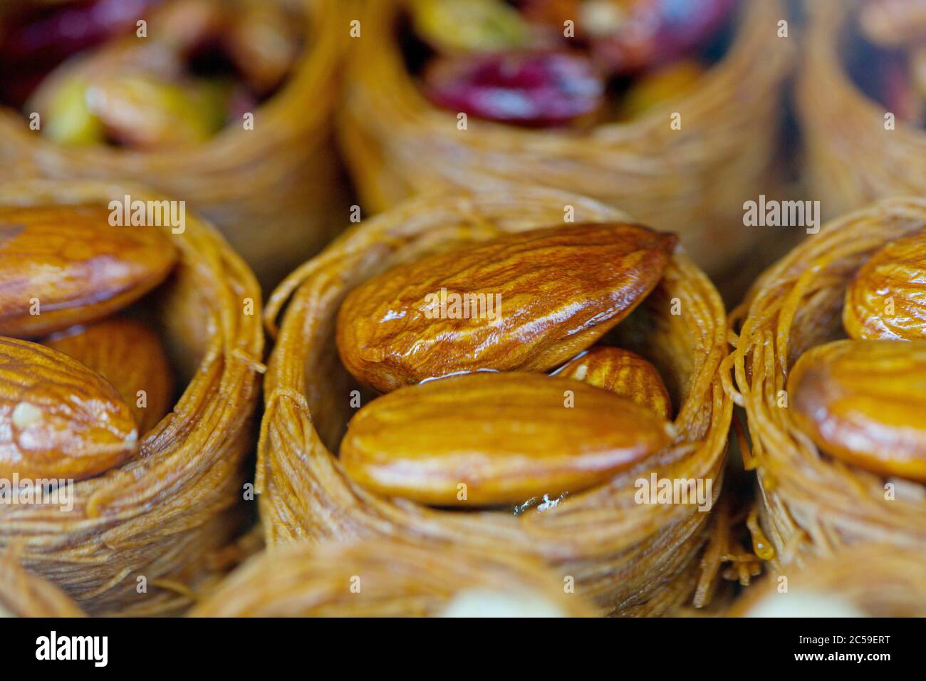 Turkey, Istanbul, pastry shop window in the Sultanhamet district Stock ...