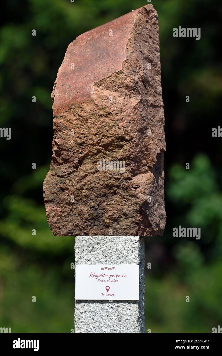 France, Haute Saone, Servance, forest, Montandre cross, Echappee des ...