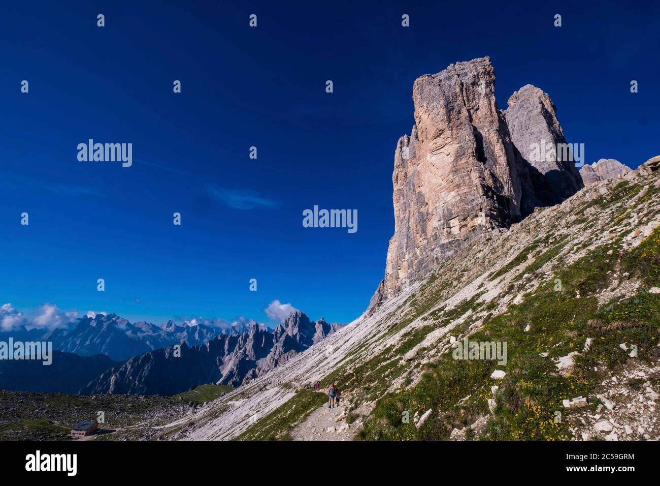 Italy, Venetia and Bolzano, Cortina d'Ampezzo, Dolomites, Tre Cime ...