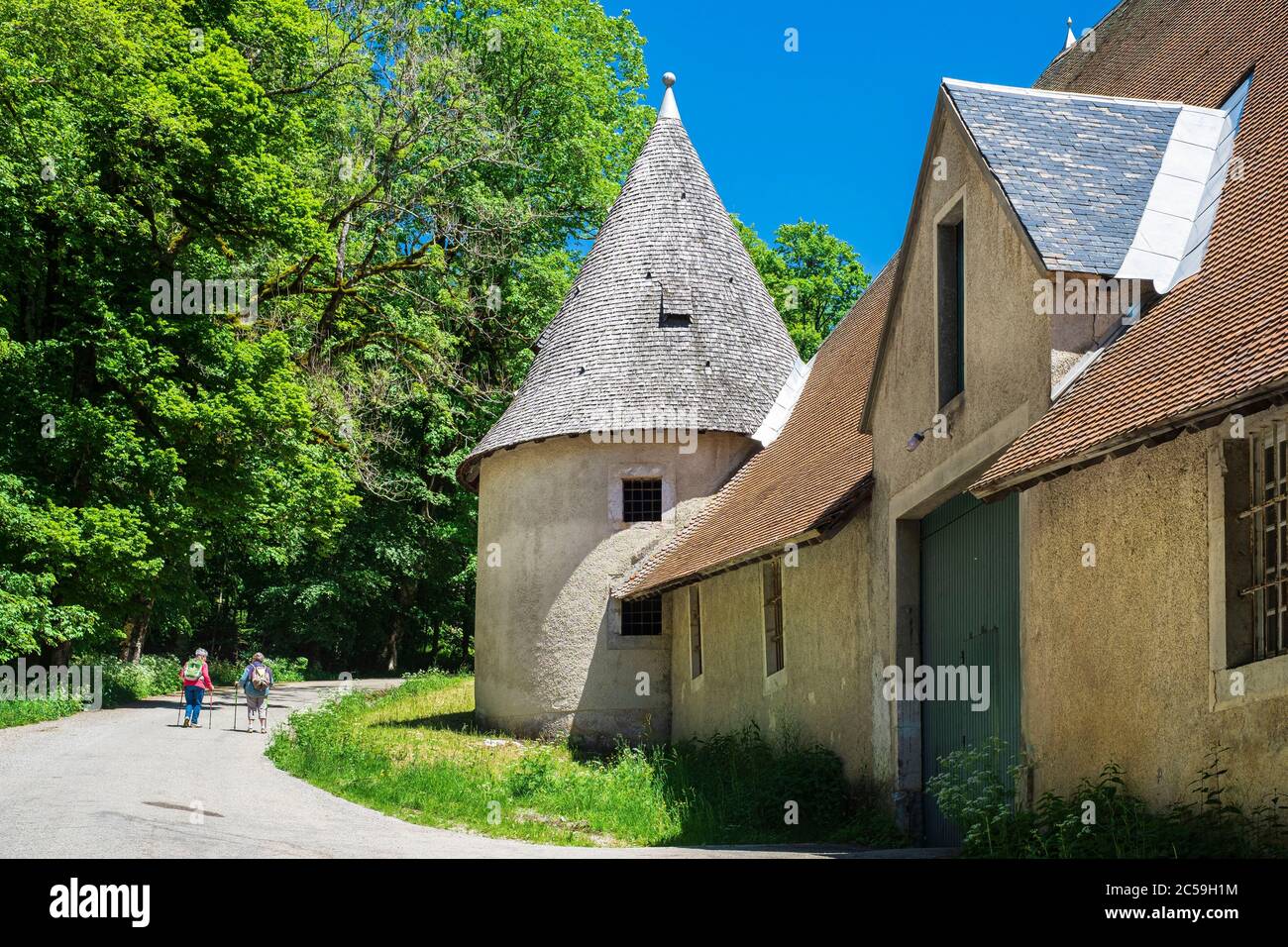 France, Isere, Chartreuse massif, Grande Chartreuse Monastery at the ...