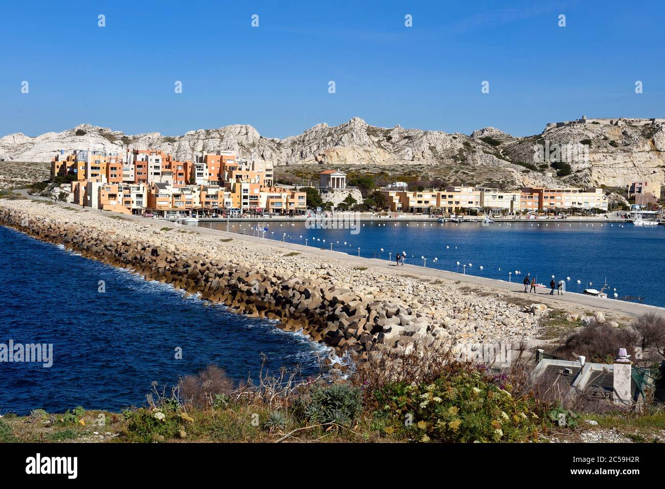 France, Bouches du Rhone, Marseille, Calanques National Park ...