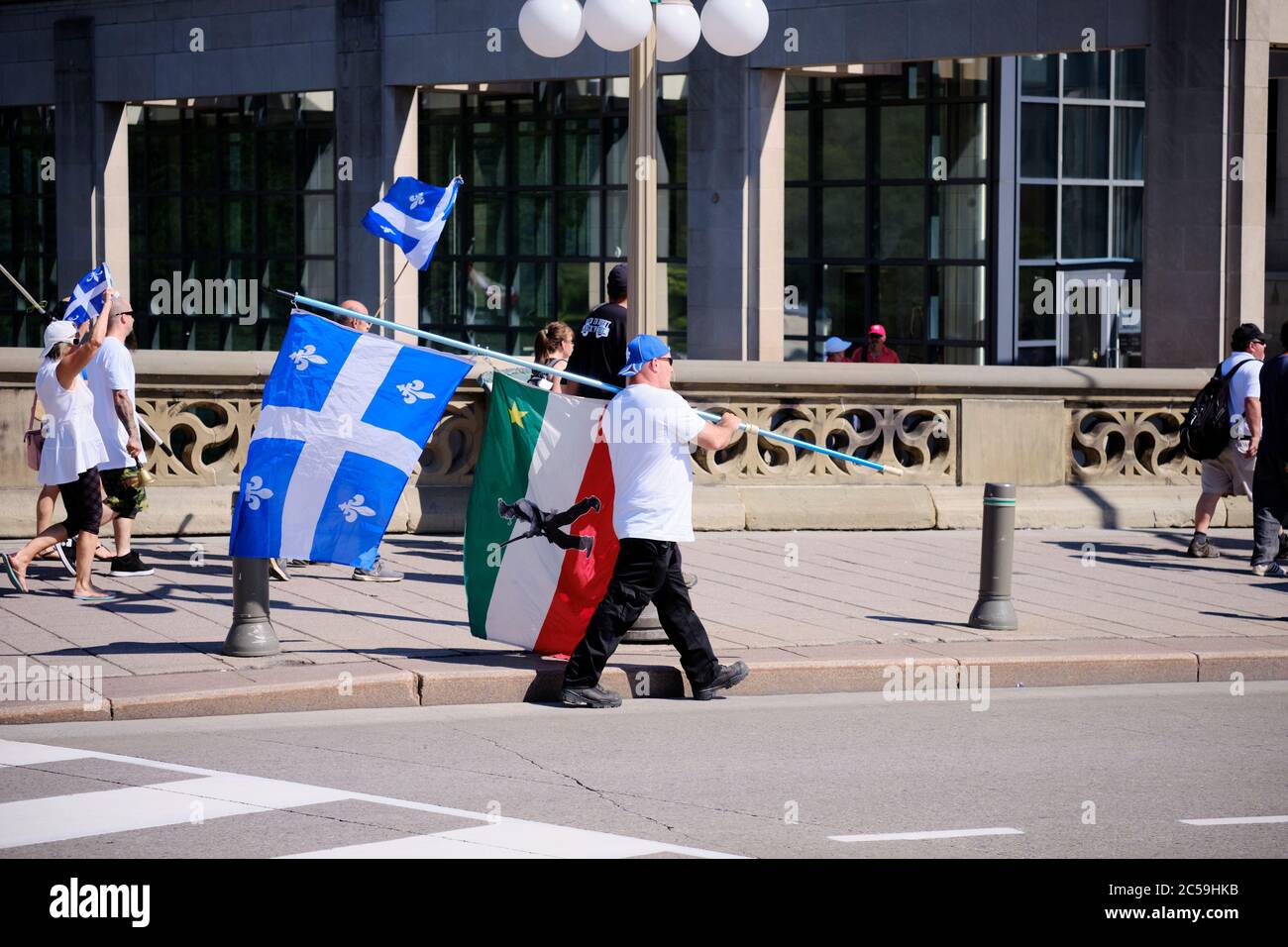 Patriots flag quebec hi-res stock photography and images - Alamy