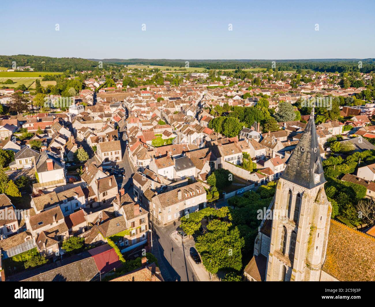 France, Essonne, regional natural park of French Gatinais, Milly la ...