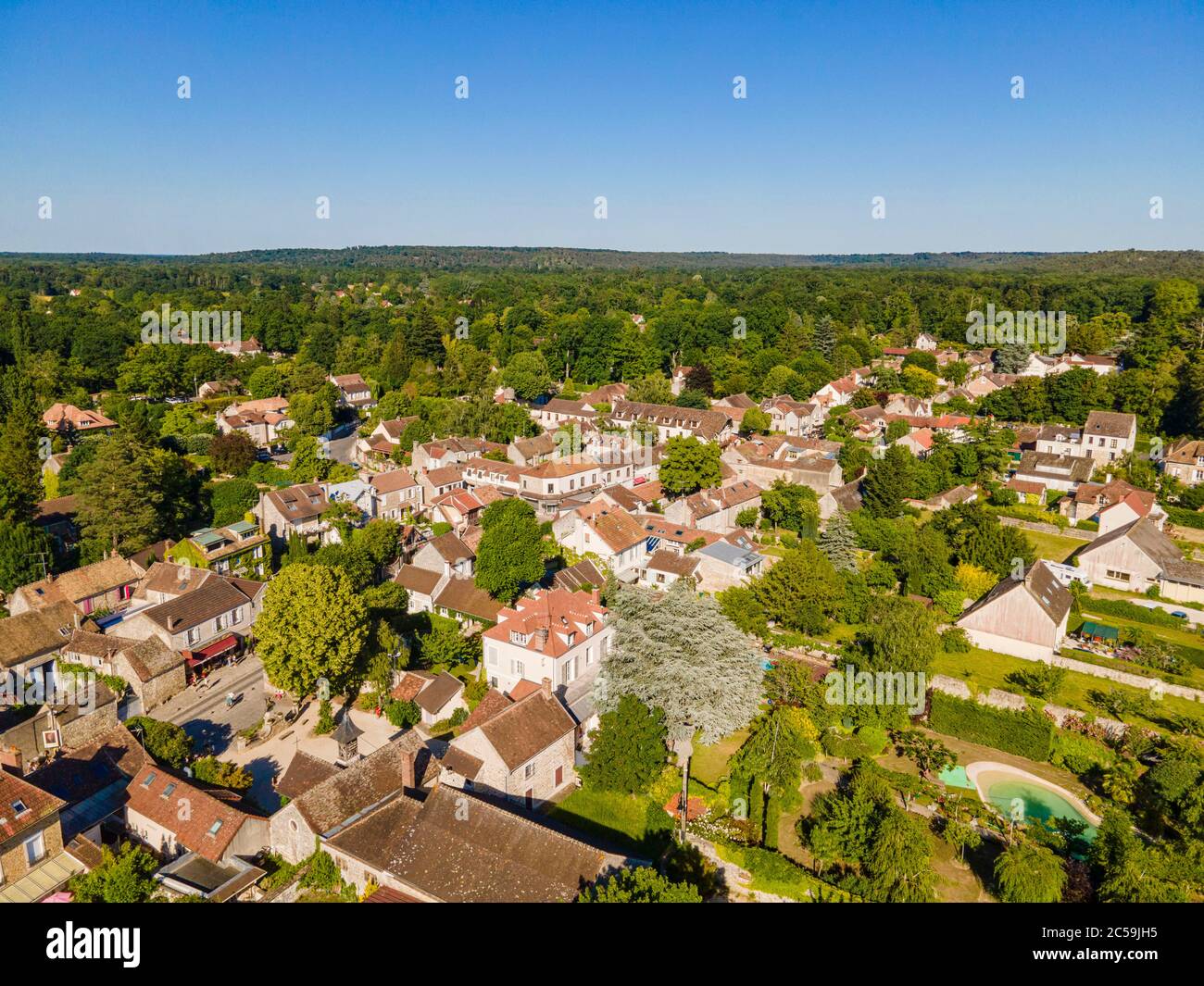 France, Seine et Marne, Barbizon, regional natural park of the French ...