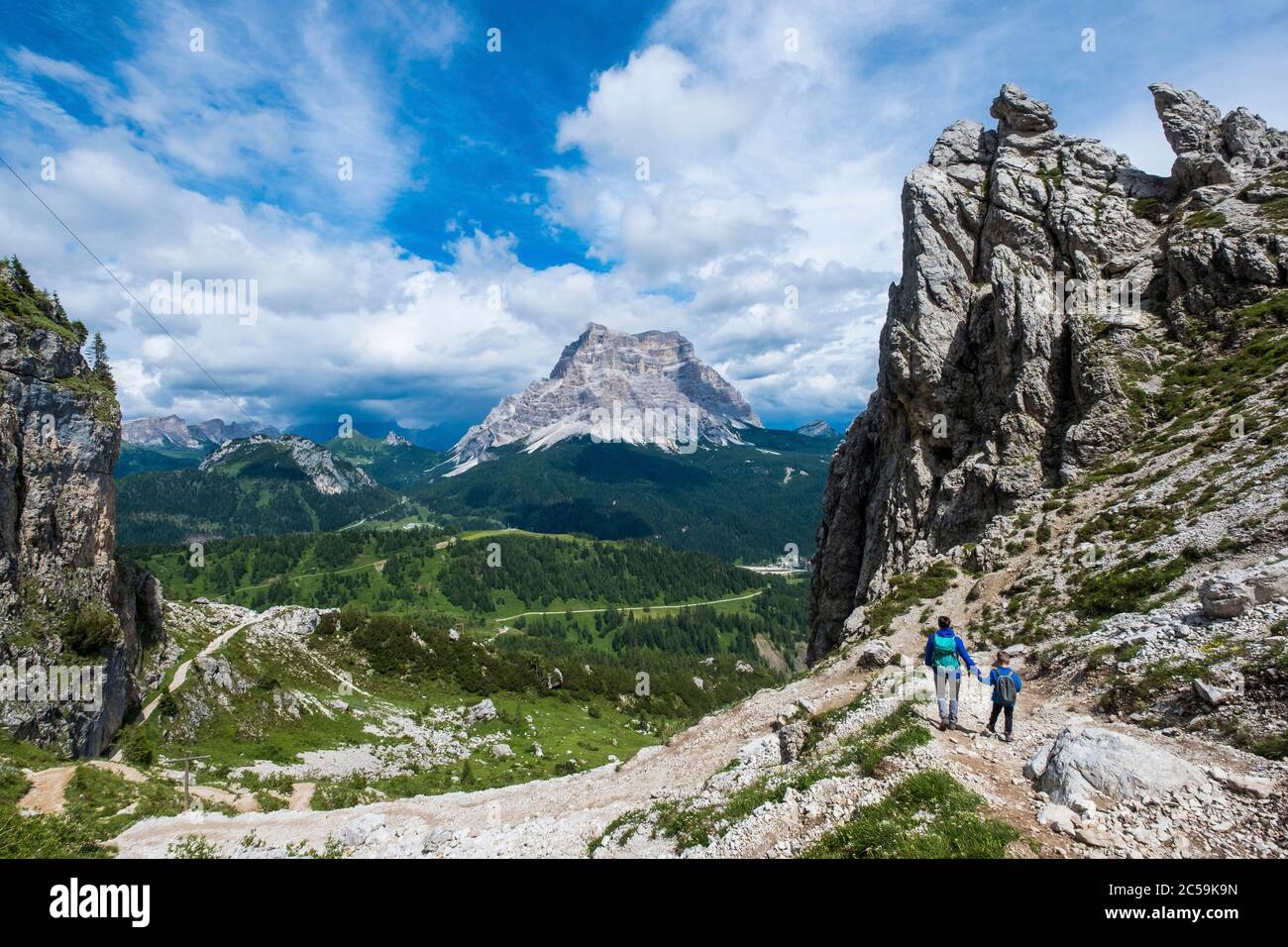 Italy, Venetia, Bellunese Dolomites, Baldi pass Stock Photo - Alamy