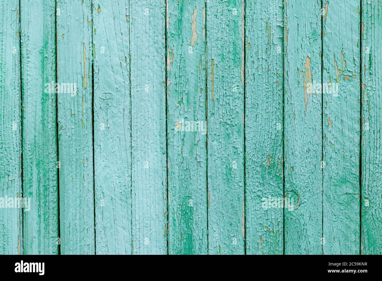 Turquoise Distressed Wood Background
