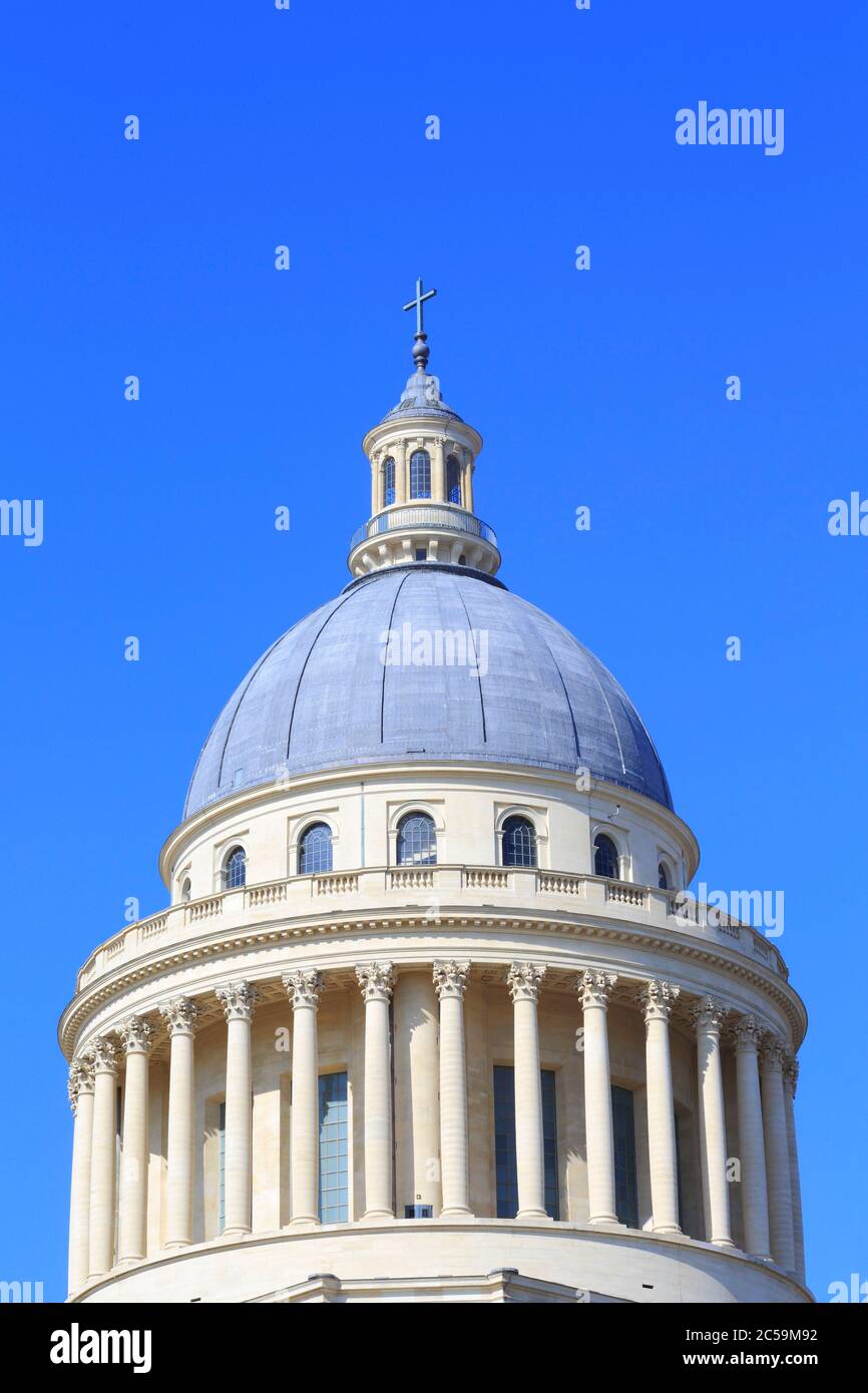 France, Paris, Latin Quarter, Pantheon (1790) neo-classical style ...