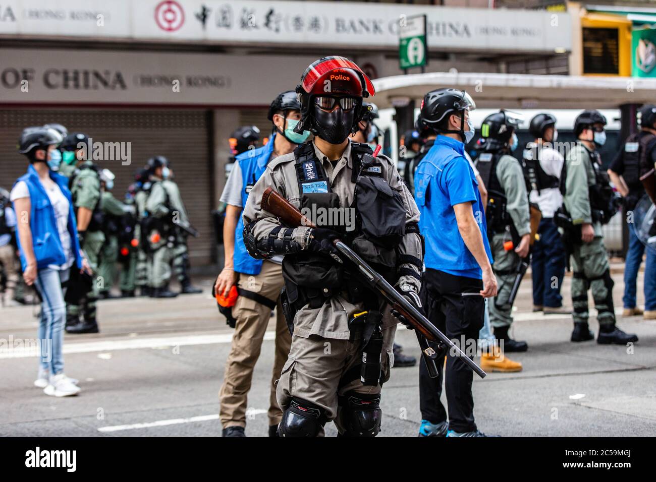 Officer using pepper spray hi-res stock photography and images - Alamy