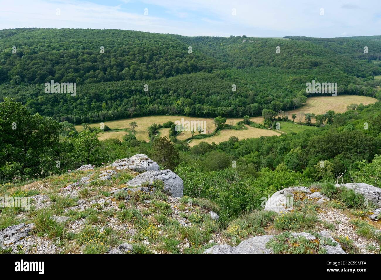 France, Cote d'Or, Val-Suzon, regional nature reserve of Val-Suzon ...