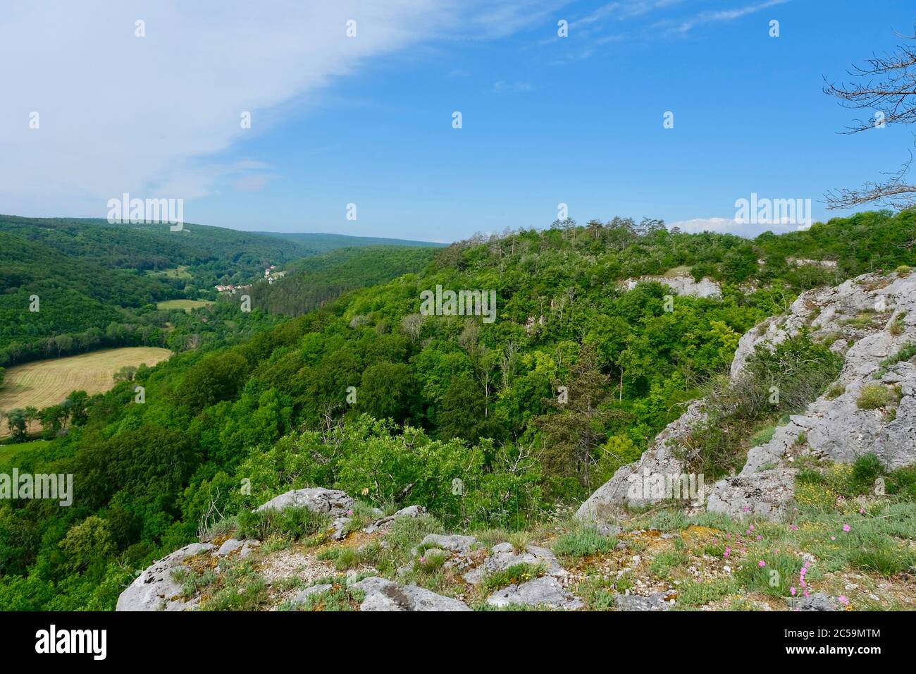 France, Cote d'Or, Val-Suzon, regional nature reserve of Val-Suzon ...