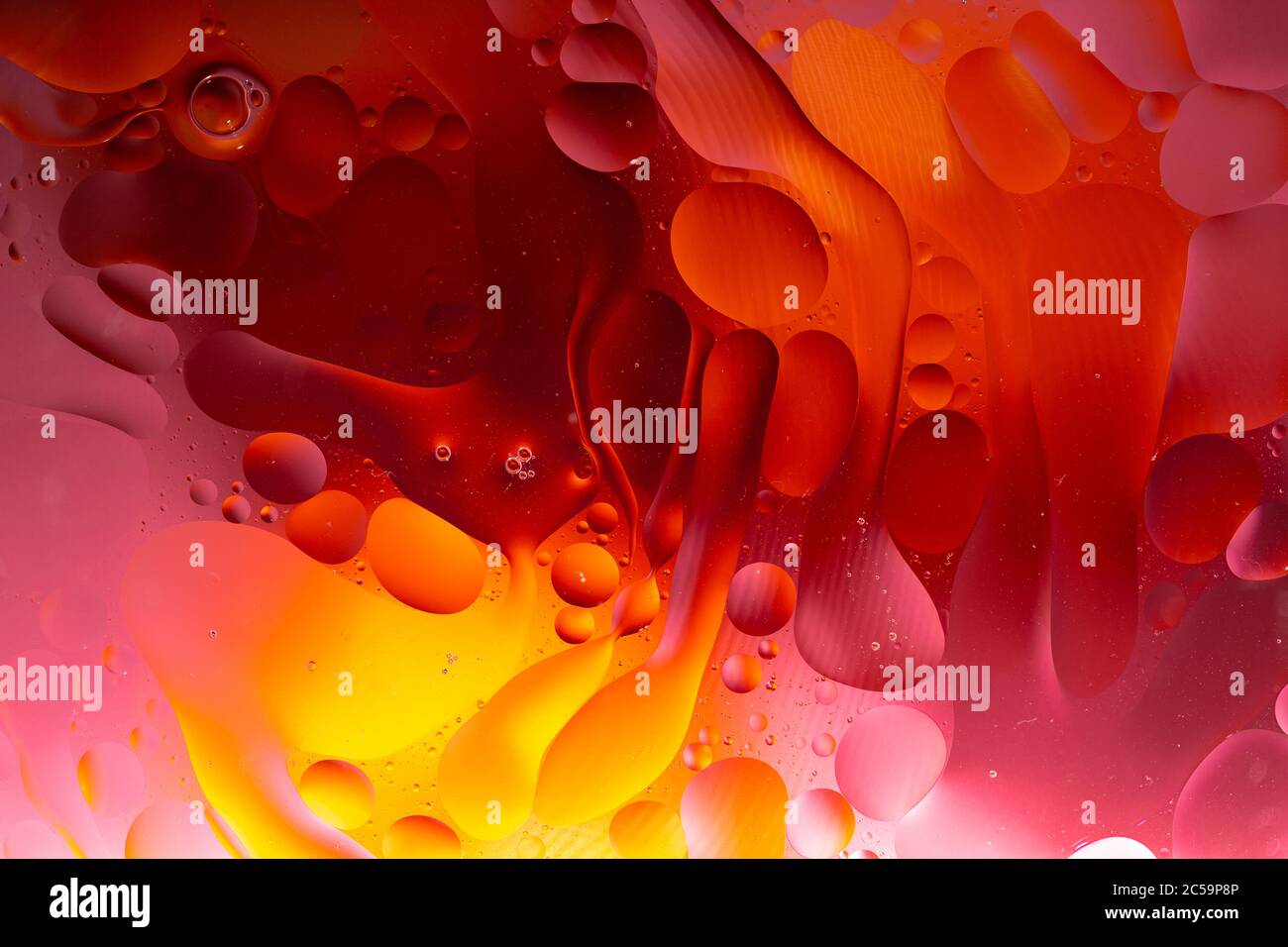 An Abstract background as a result of a mixture of water and oil Stock ...