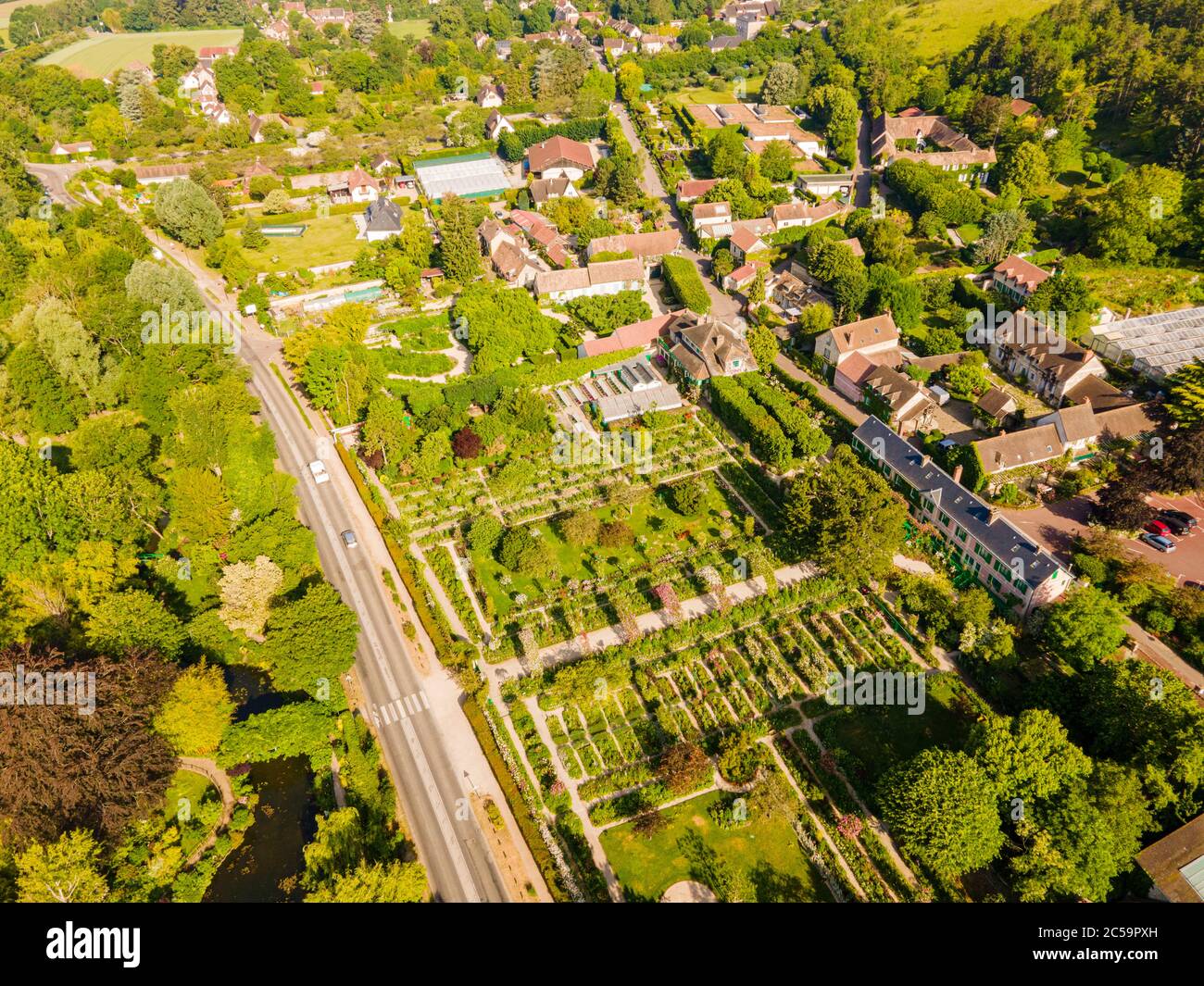 France, Eure, Giverny, garden and house of Monet, Claude Monet ...
