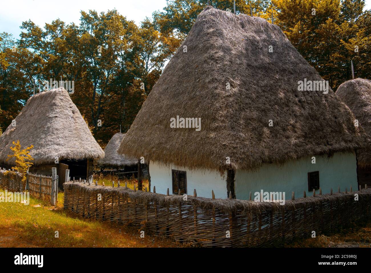 traditional house made of straw and clay Stock Photo - Alamy