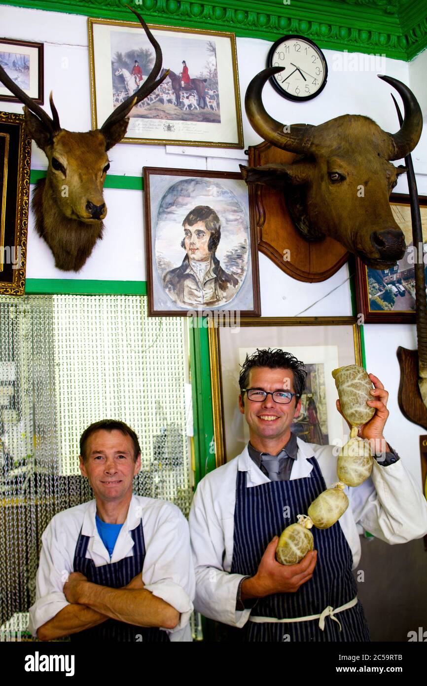 United Kingdom, scotland, edinburgh the butcher delicatessen of george ...