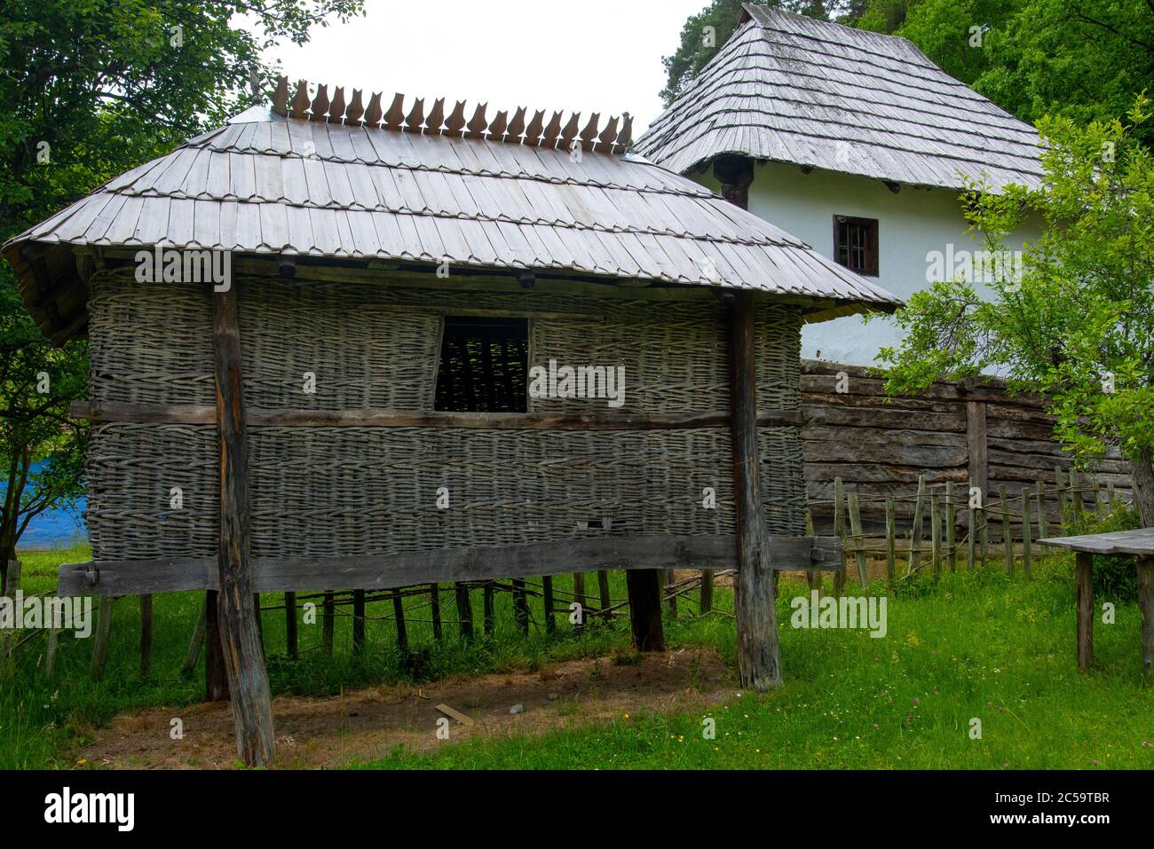 traditional house made of straw and clay Stock Photo - Alamy