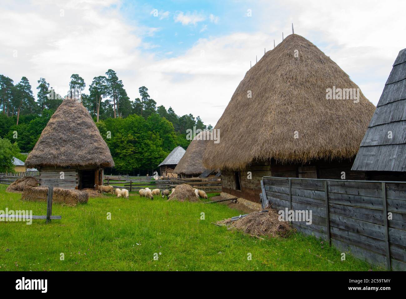 traditional house made of straw and clay Stock Photo - Alamy