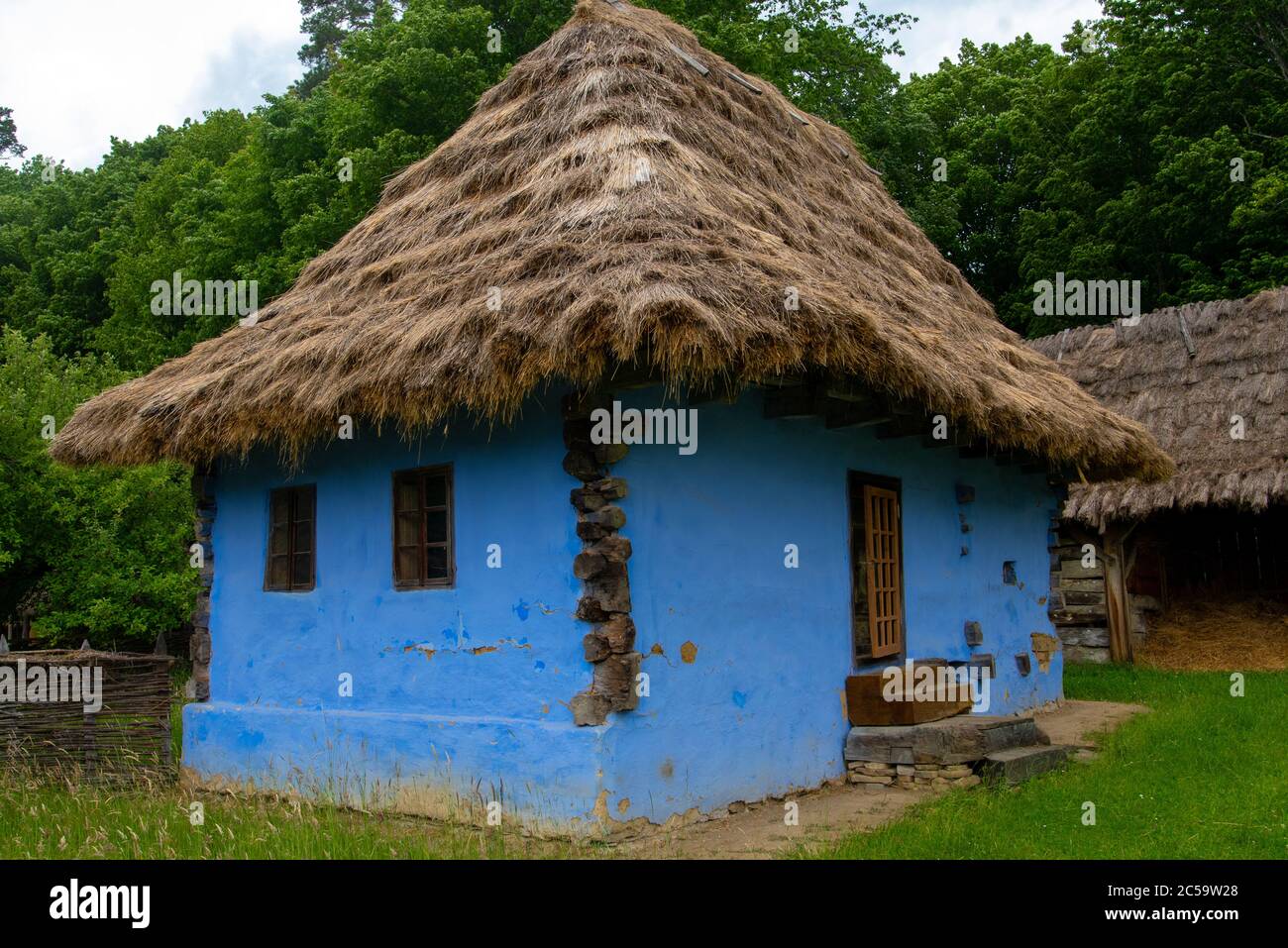 traditional house made of straw and clay Stock Photo - Alamy