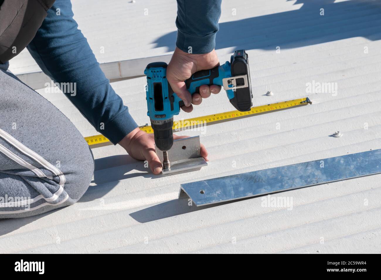 Solar installation tools safety hi-res stock photography and images - Alamy