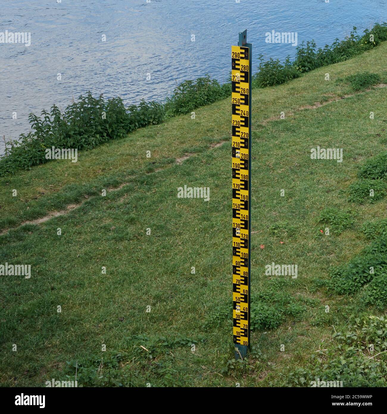 Water Level Measurement Pole High Resolution Stock Photography and ...