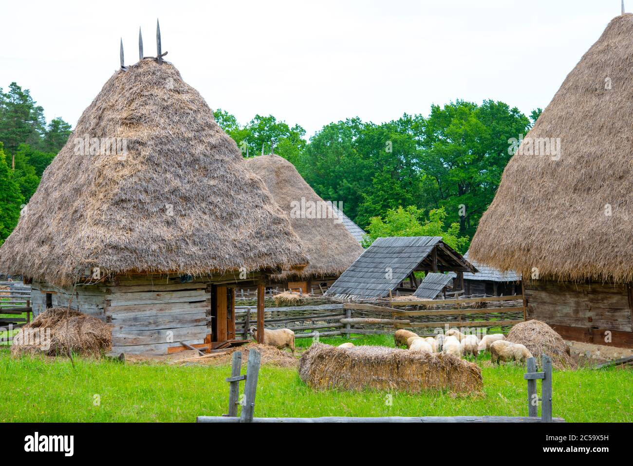 traditional house made of straw and clay Stock Photo - Alamy