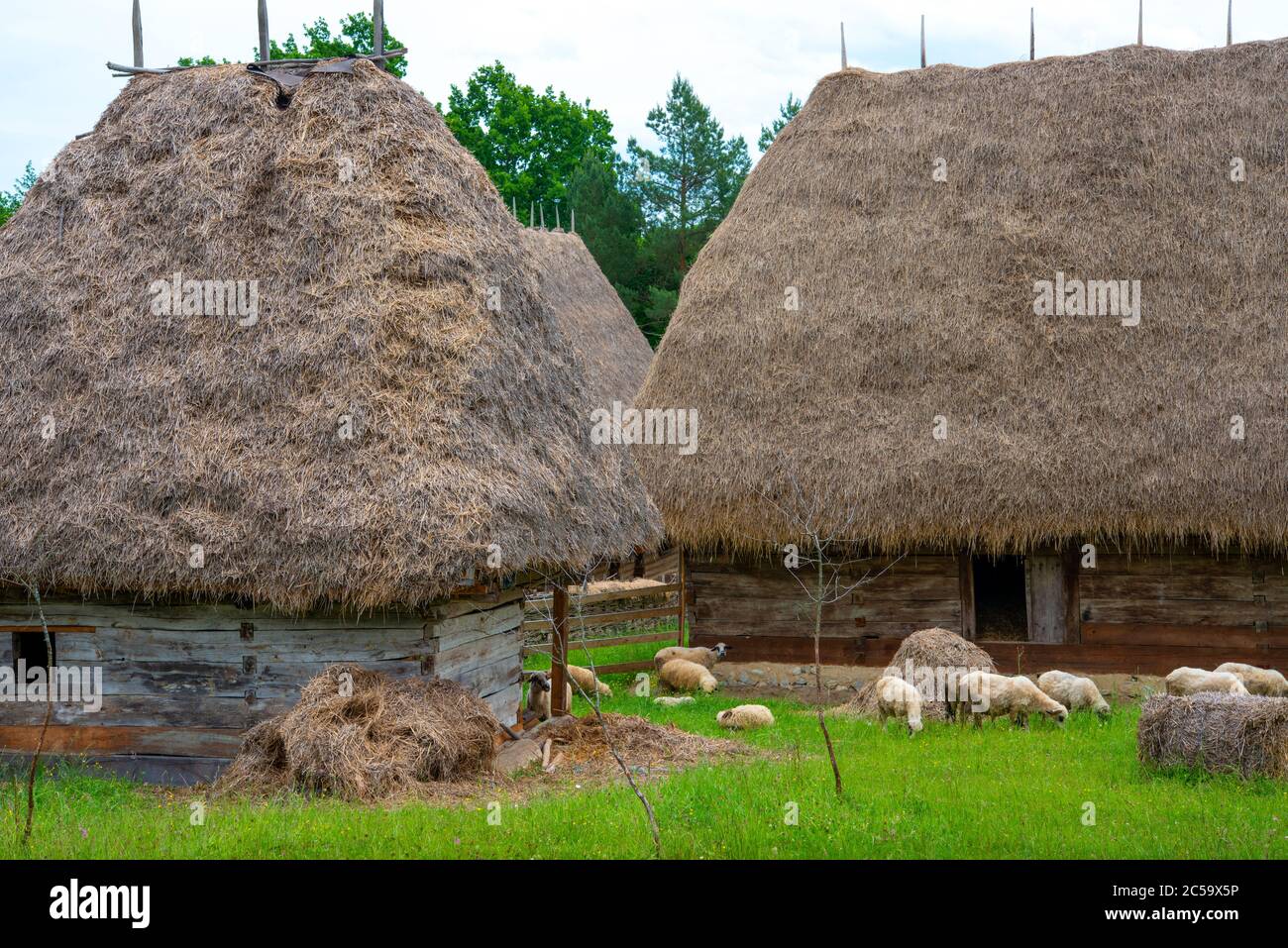 traditional house made of straw and clay Stock Photo - Alamy