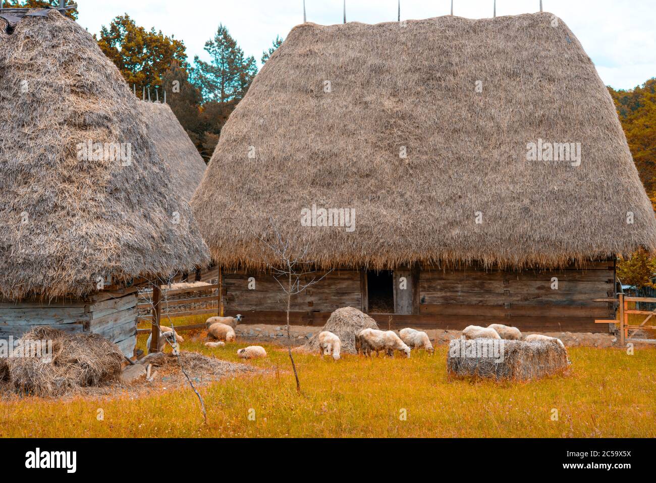 traditional house made of straw and clay Stock Photo - Alamy