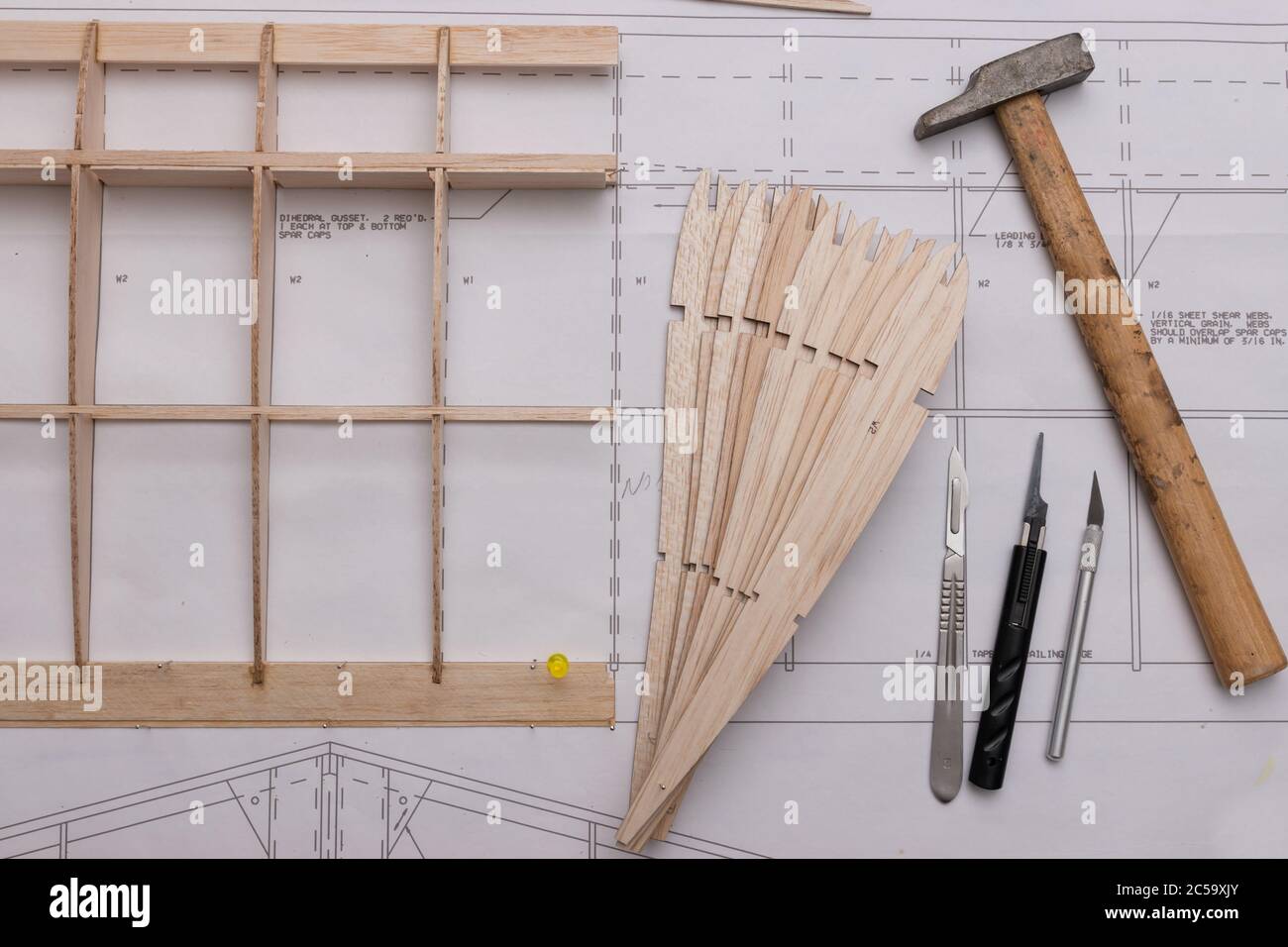 Model Aircraft Construction High Resolution Stock Photography and ...