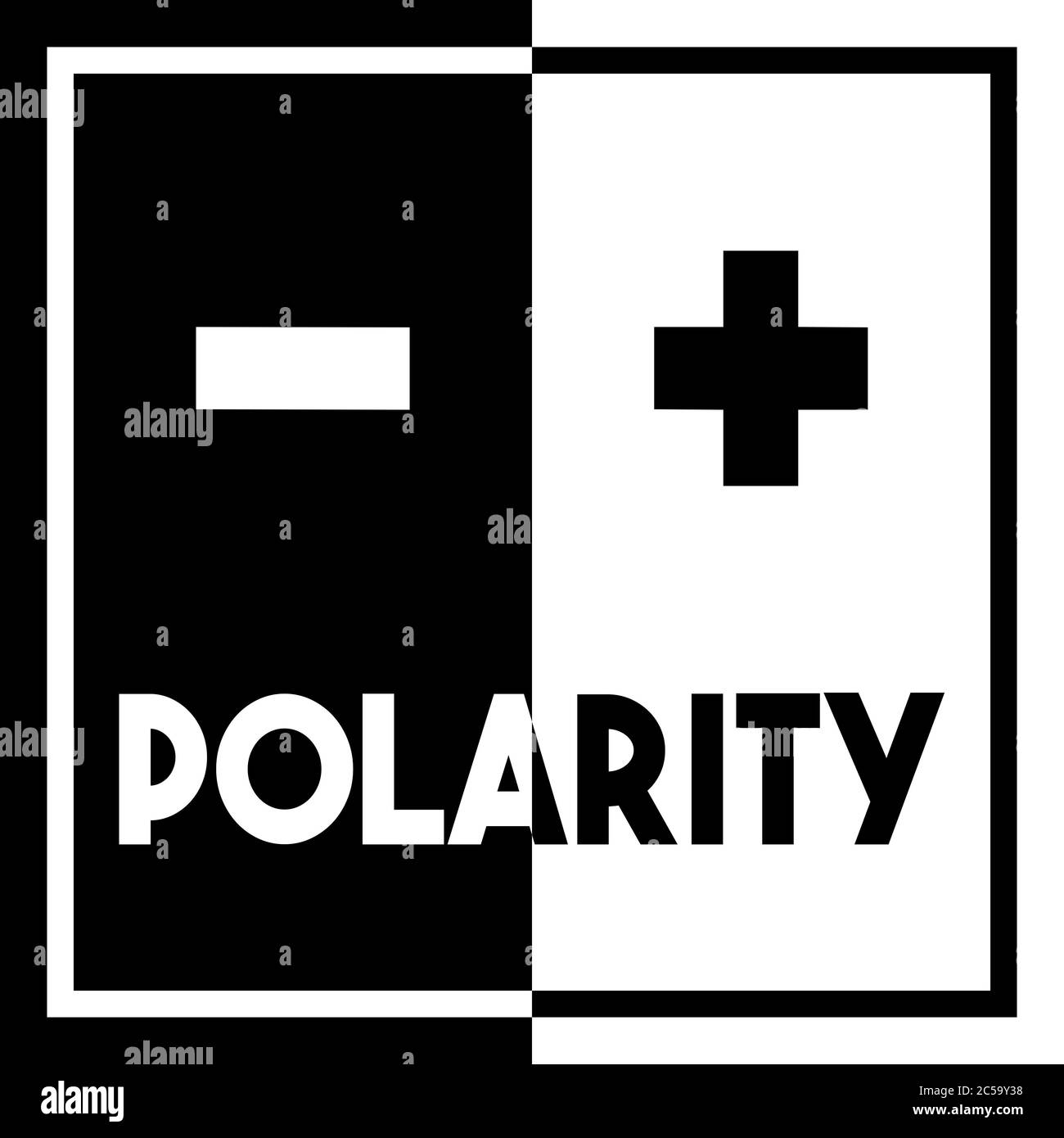 A bold square black and white design text graphic illustration on the ...