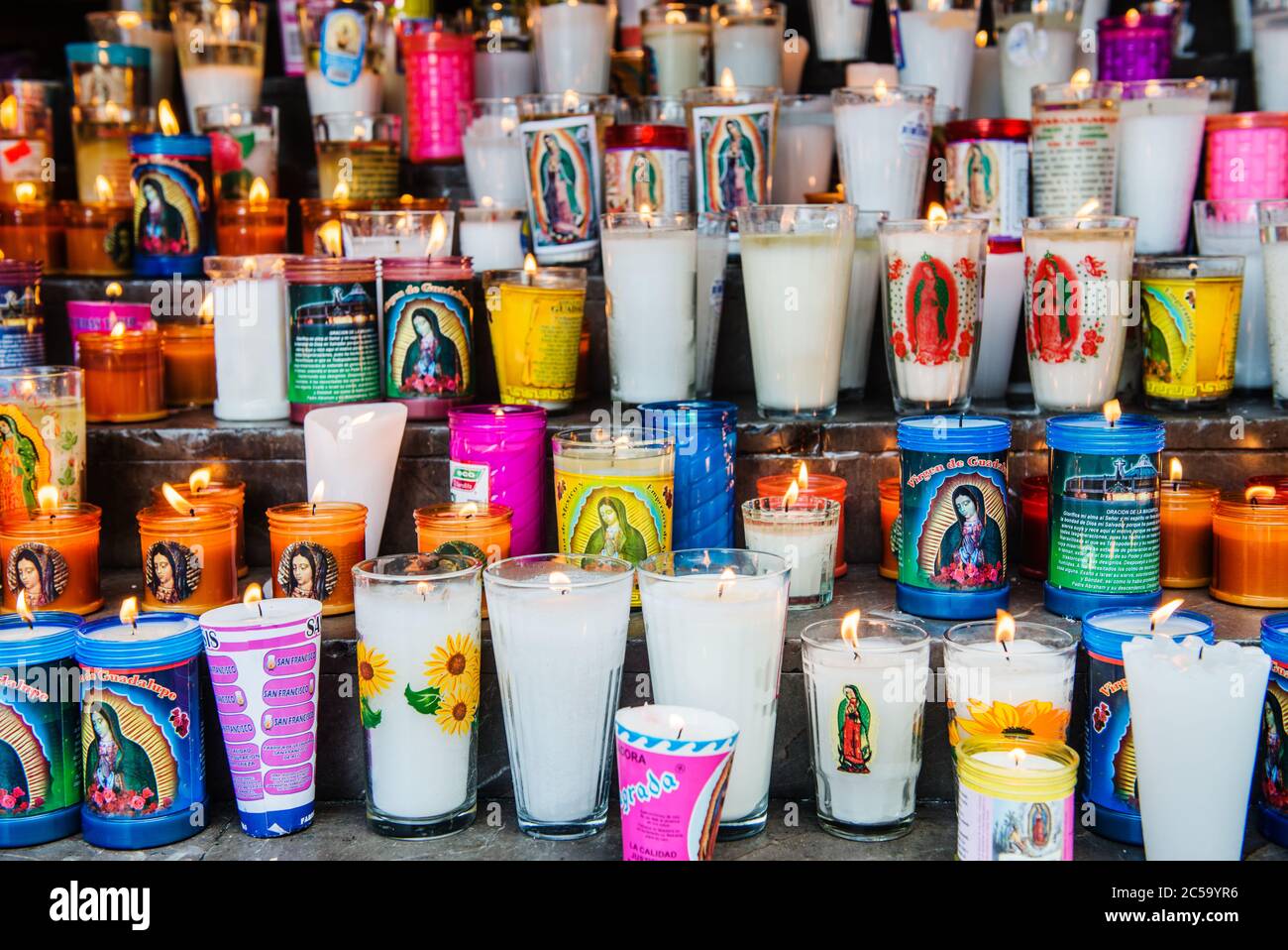 Mexican Religious Candles
