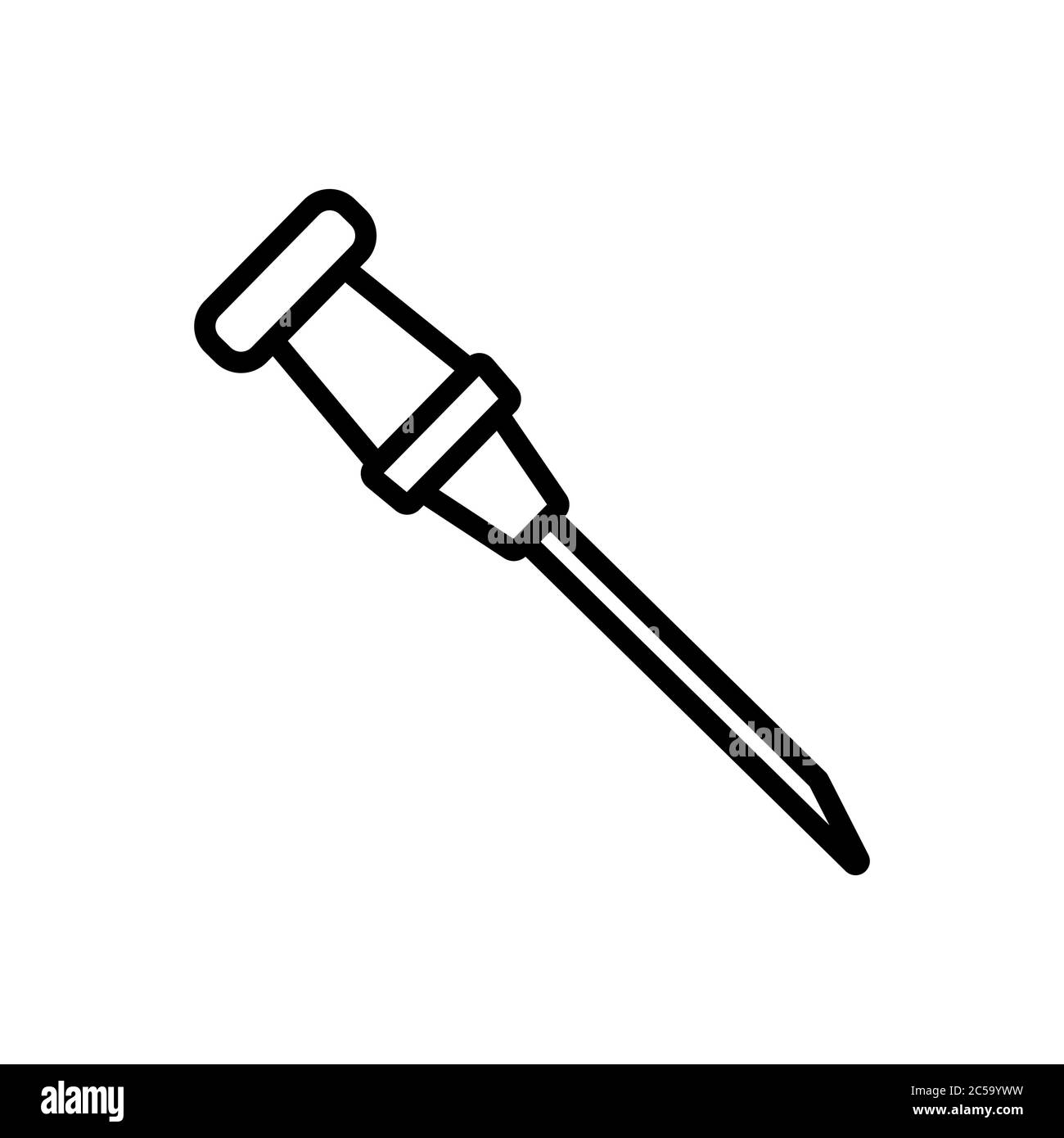 Catheter vector icon. Medicine and healthcare, medical support sign ...