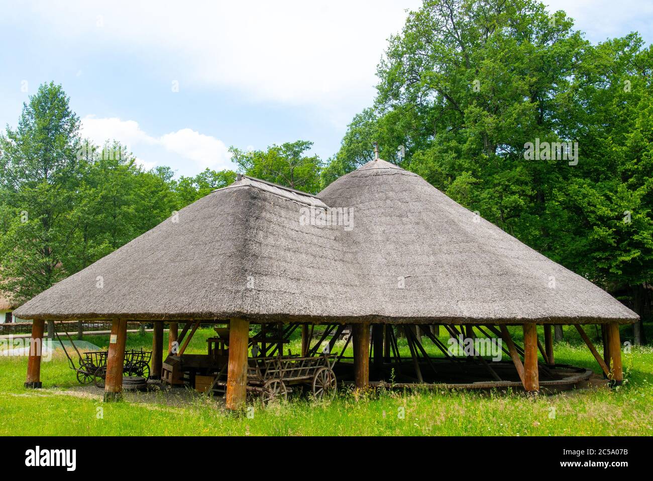 traditional house made of straw and clay Stock Photo - Alamy