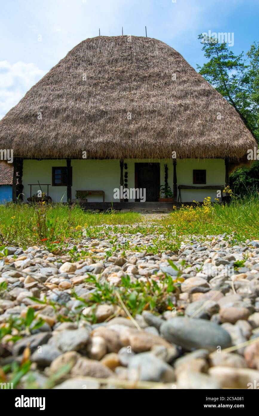 traditional house made of straw and clay Stock Photo - Alamy