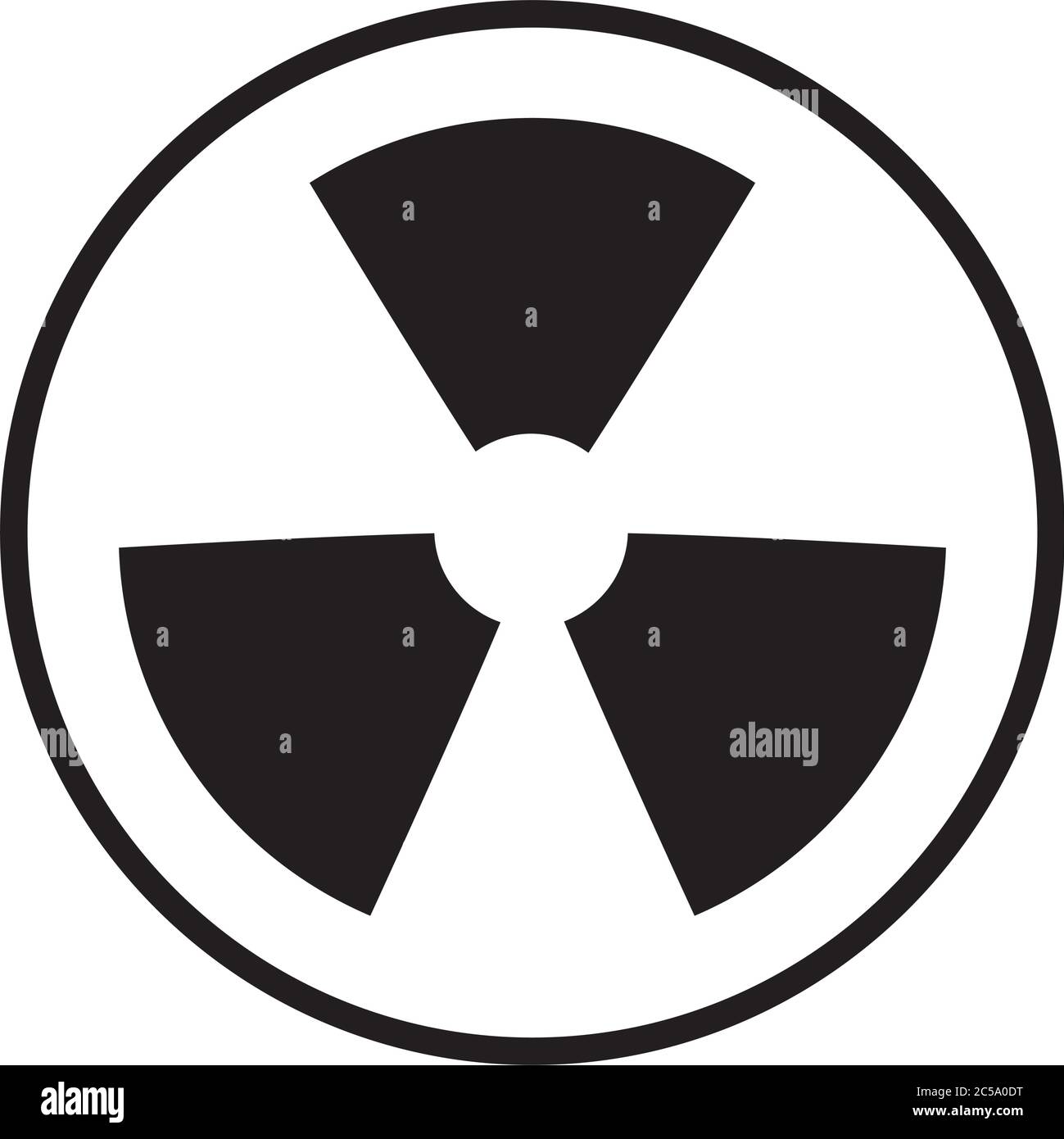 Nuclear Radiation Hazard Symbol Black and White Stock Photos & Images ...