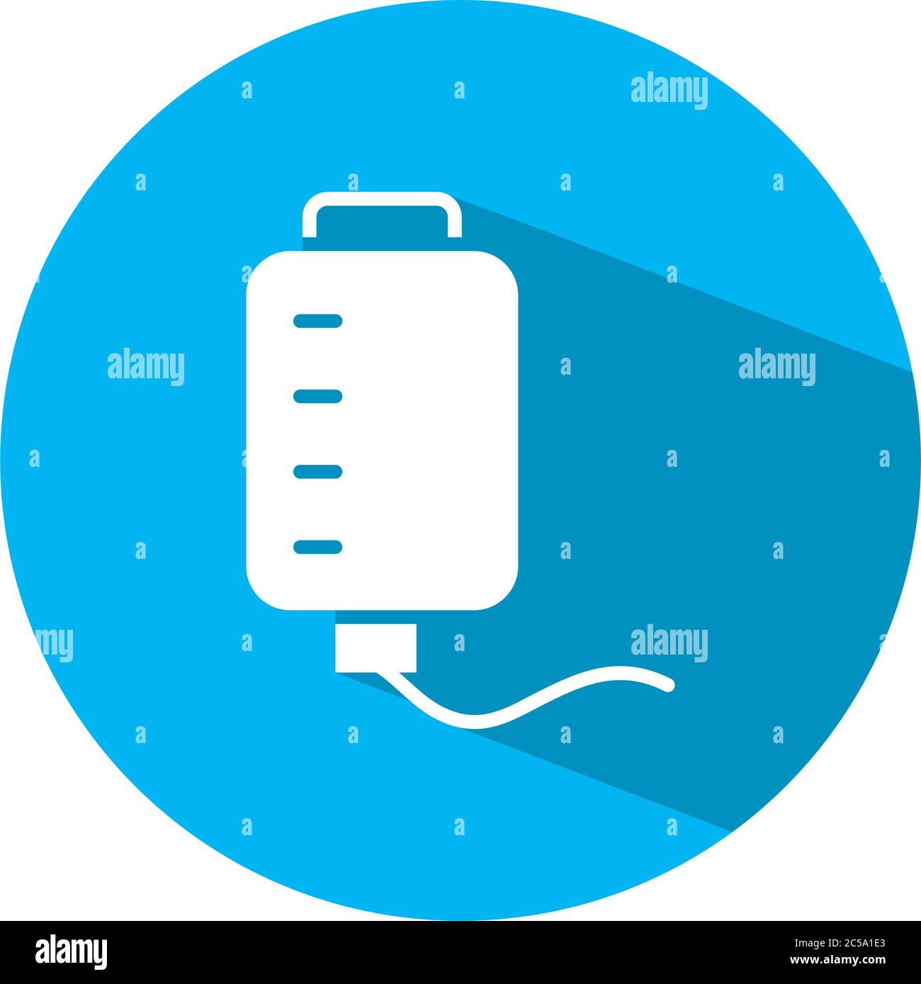 iv bag icon over white background, block style, vector illustration ...