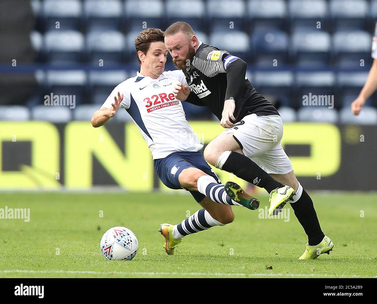 Derby countys wayne rooney battle hi-res stock photography and images ...