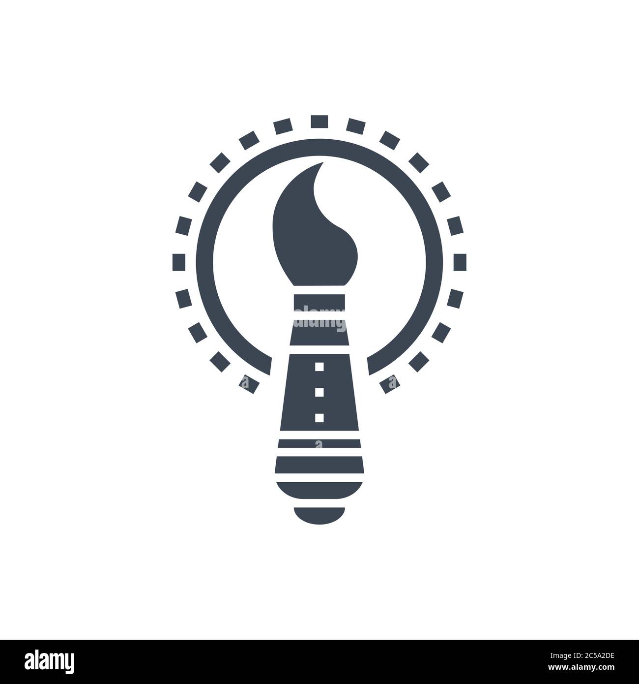 Creative Service Vector Glyph Icon Stock Vector Image & Art - Alamy