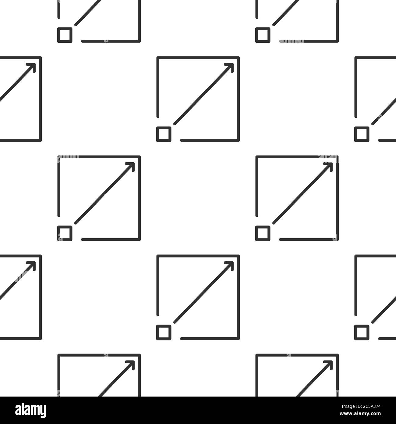 External Link Social Media Pattern Isolated On White Background ...