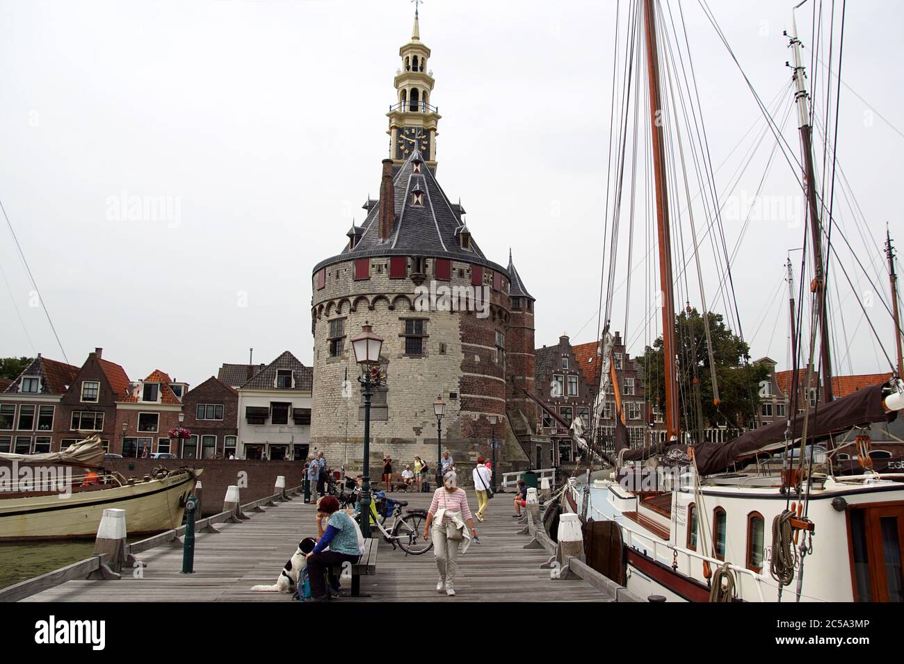 Hoofdtoren (main tower 1532) at the port. One of the last defenses in ...