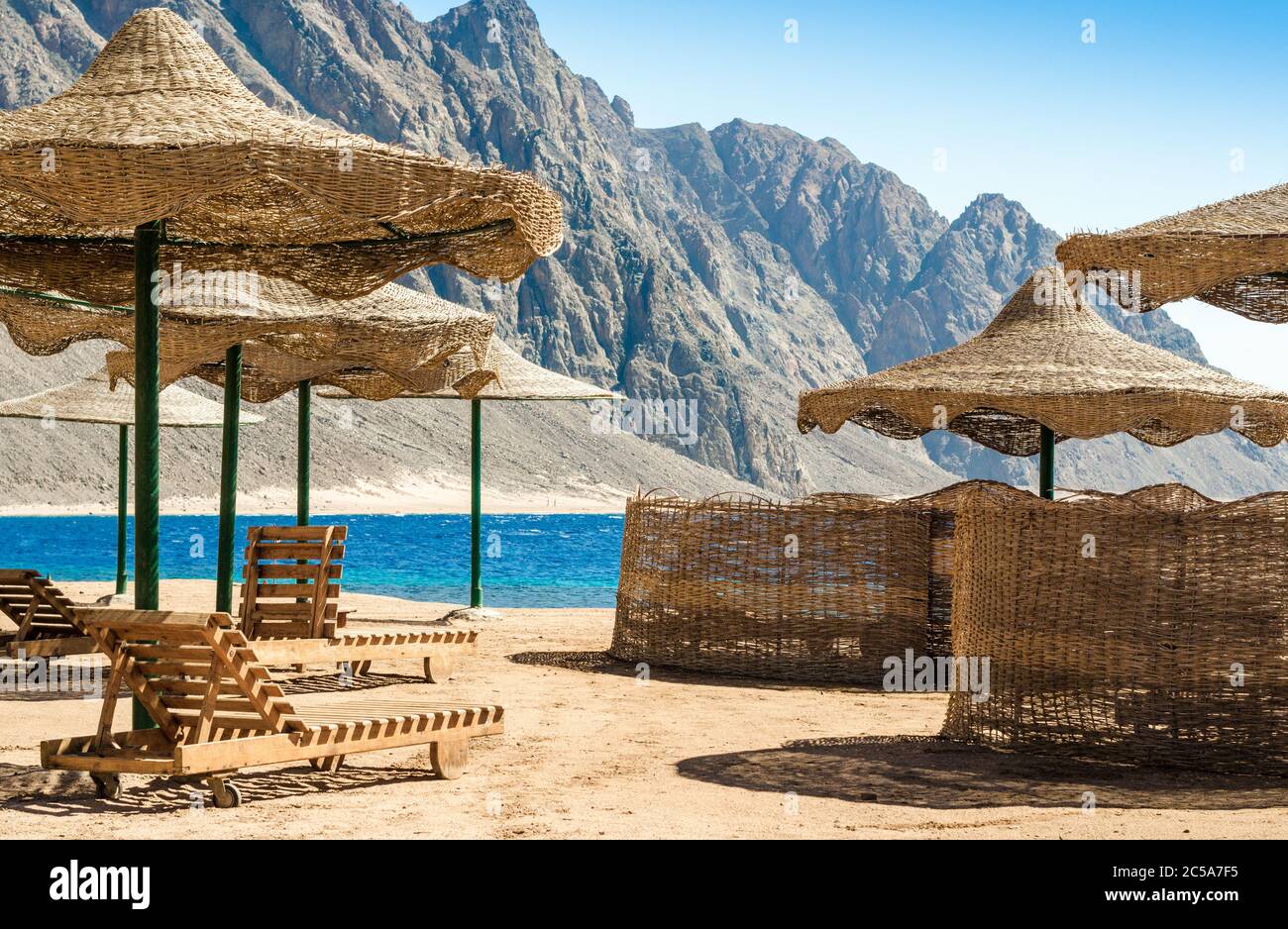 empty beach in egypt sharm el sheikh quarantine no people lost vacation ...