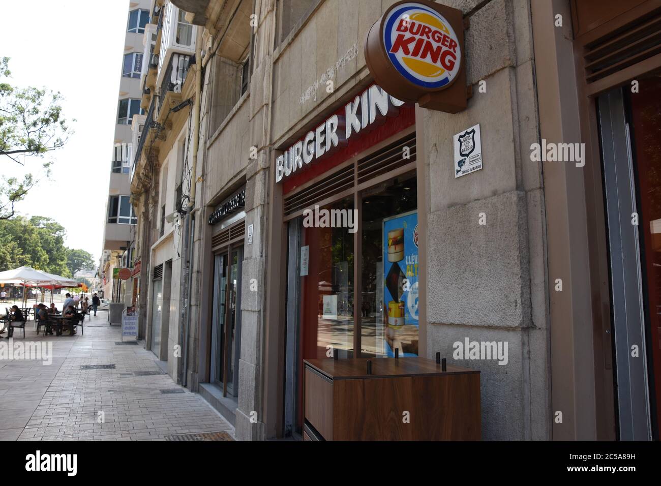 Burger King restaurant in Malaga Spain Stock Photo - Alamy