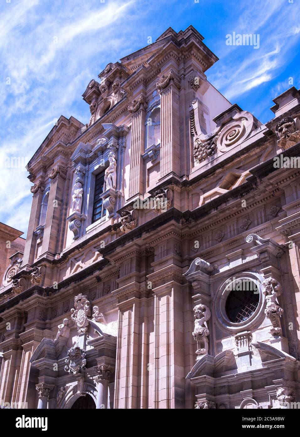 Baroque Church of the Jesuit College on Vittorio Emanuele Street in ...