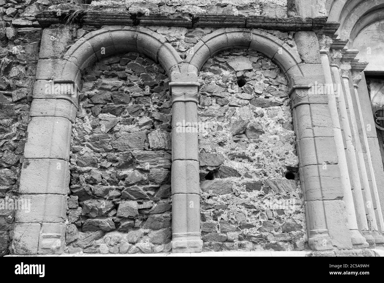 the stone church in the medieval fortress Stock Photo - Alamy