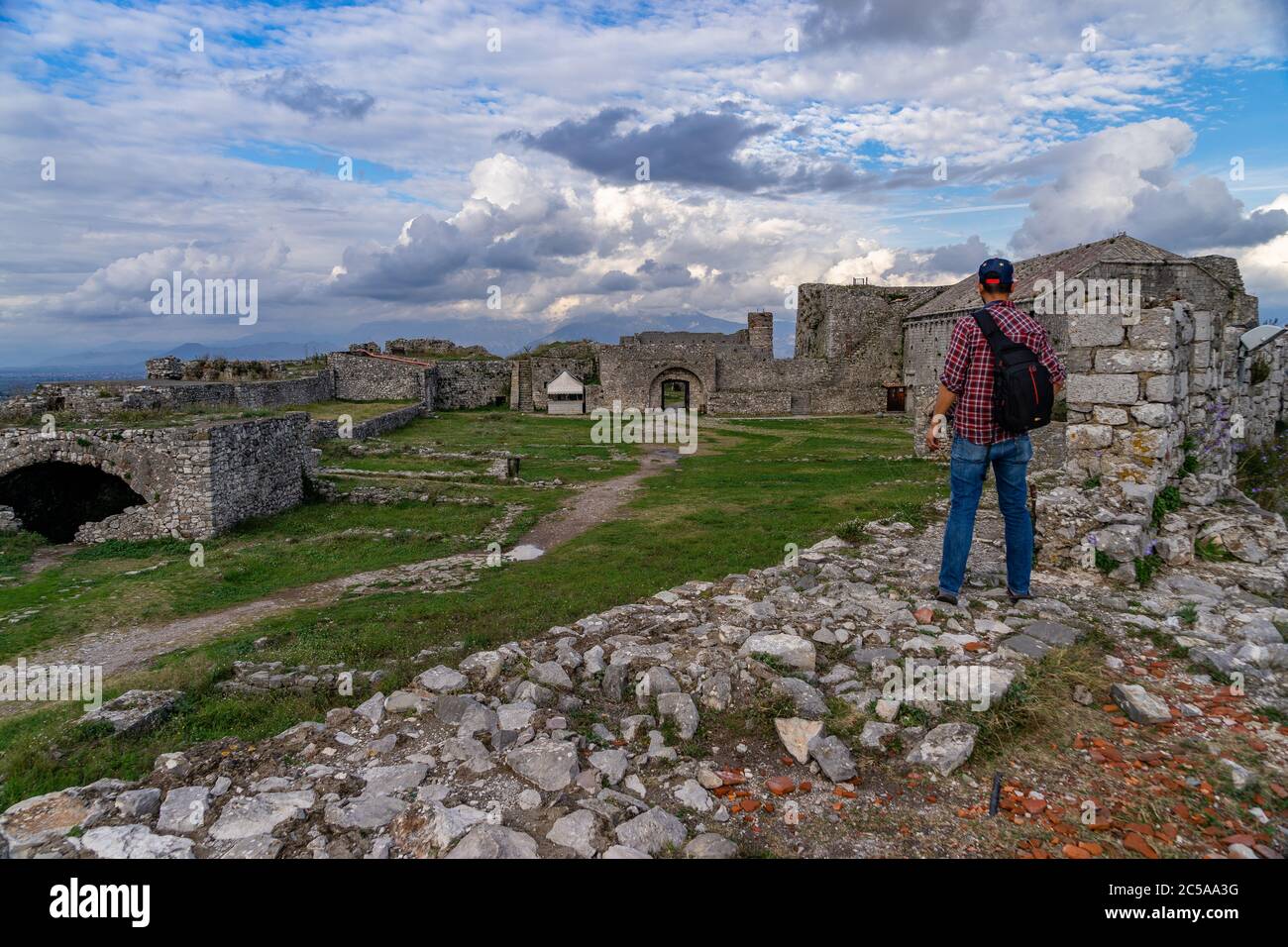 The Ancient Rozafa Castle in Shkoder Albania Stock Photo - Alamy